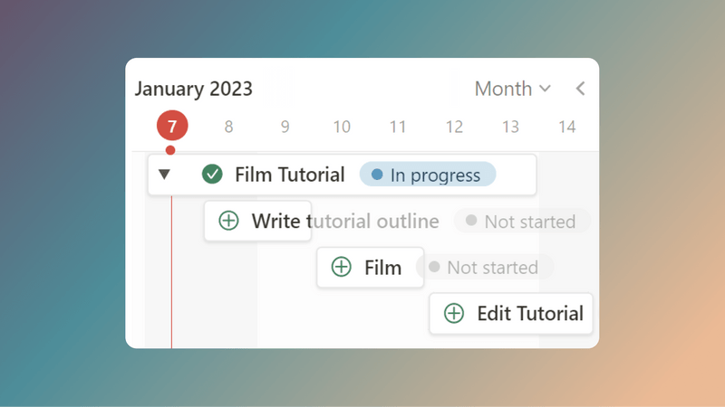 How To Add Subtasks To A Notion Timeline: Quick Tutorial (2023)